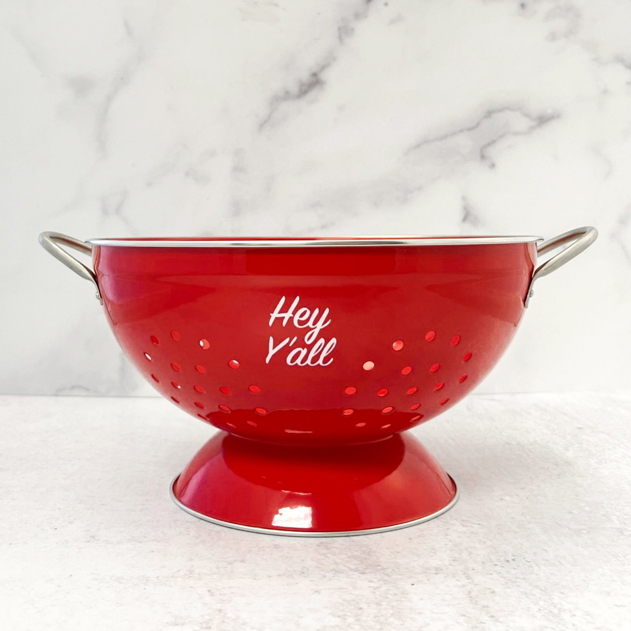 Hey Y'all Red Colander – PaulaDeenShop.com